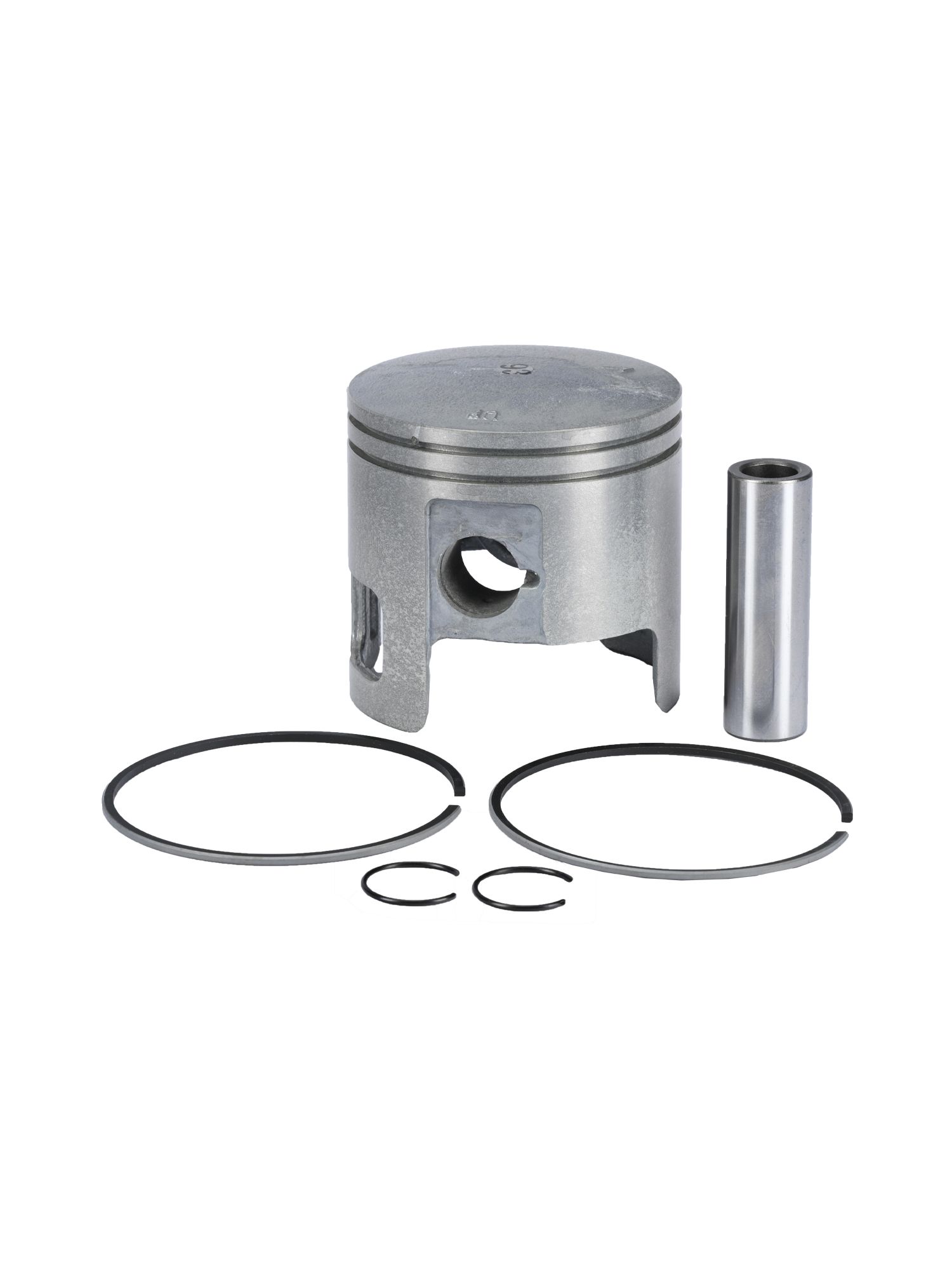 Поршневой комплект для лодочных моторов Yamaha 40X 2T, 40 л. с. 66T-11631-00 80мм