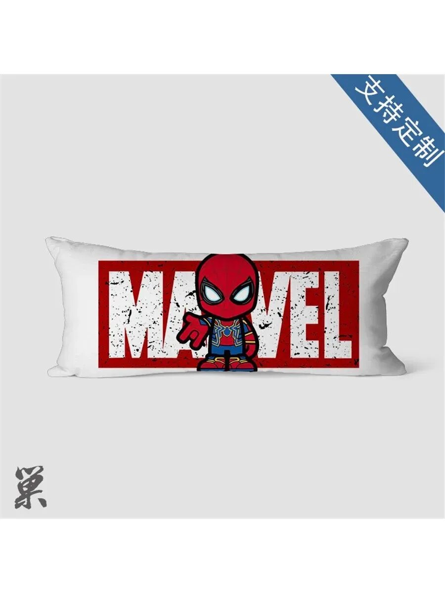 Подушка Marvel Человек-паук и Железный человек 30×80