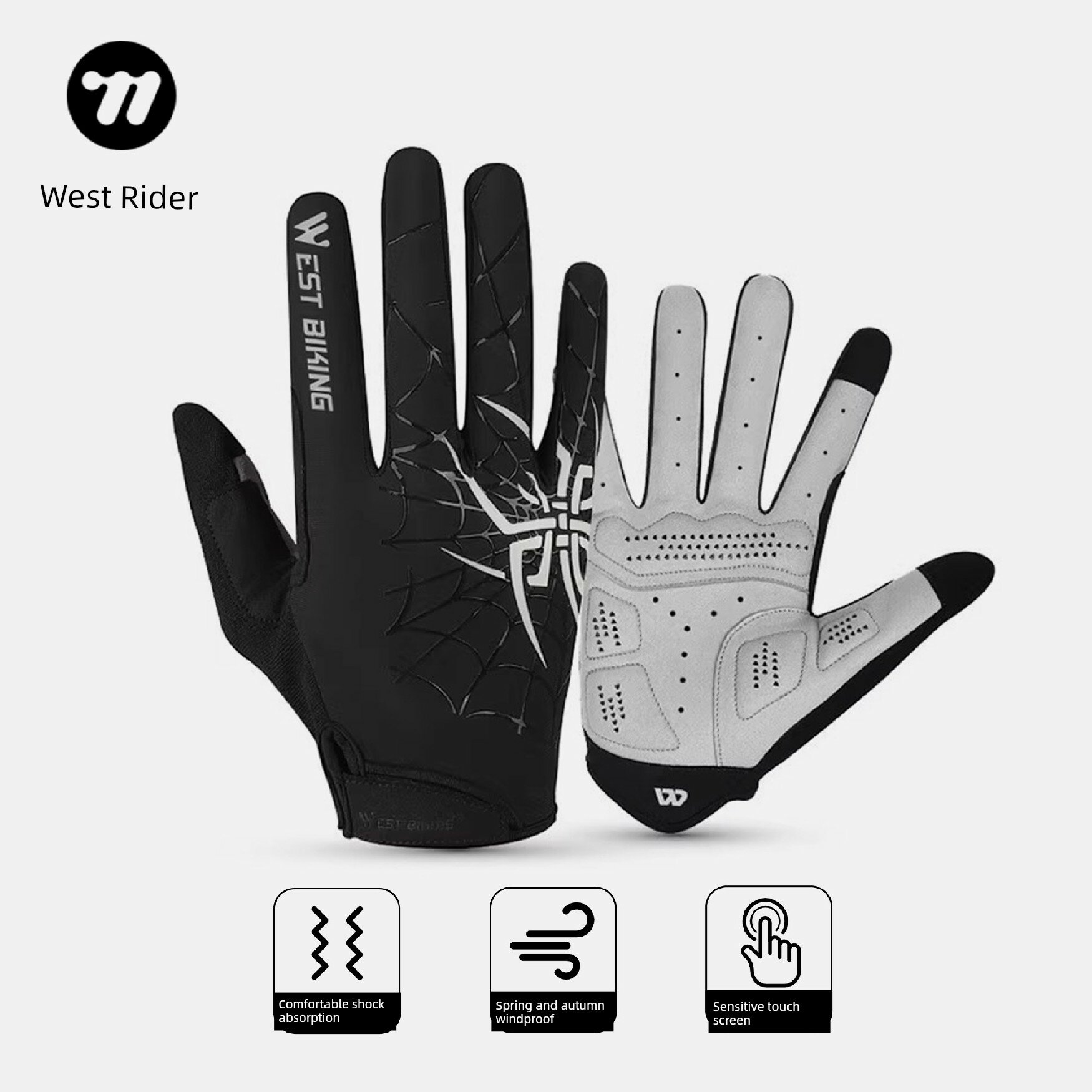Перчатки West Biking 0211237 для взрослых и детей