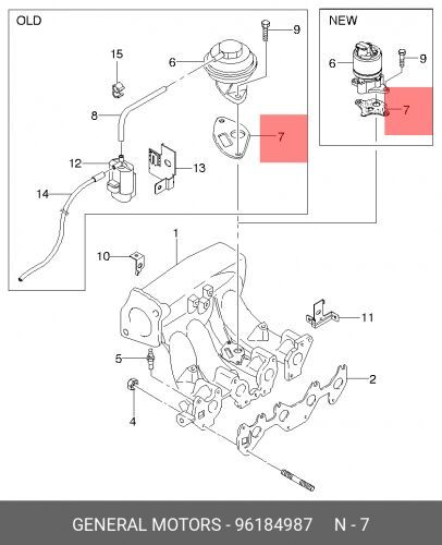 Прокладака Клапанна , Евро 3, 1,5 Sohc Org (GM/Opel/Chevrolet 96184987)