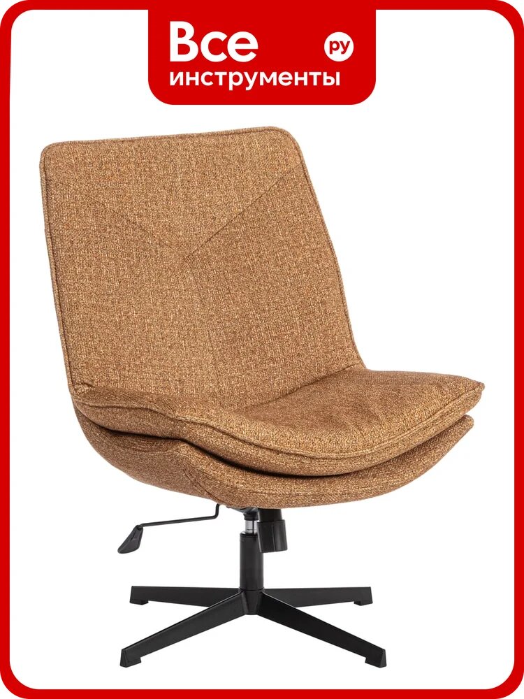 Кресло лаунж Tetchair Cosmo велюр/букле, VT shape amber 25271