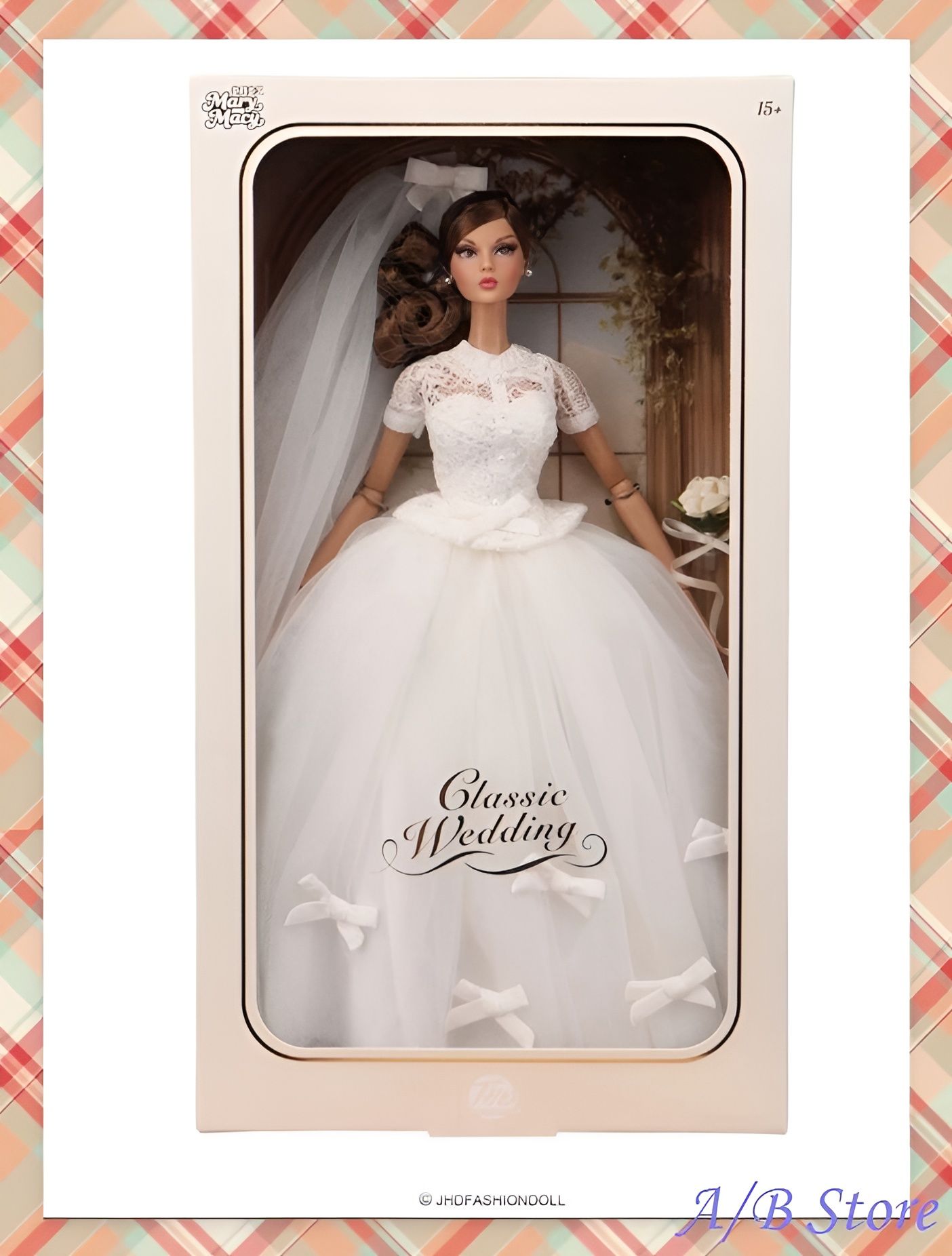 Mizi doll кукла Mary Macy Classic Wedding VD2502 Свадебная кукла коллекционного издания