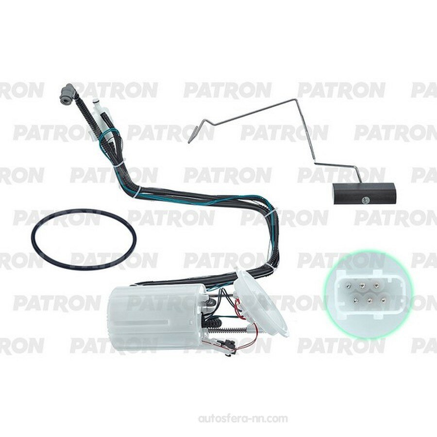 PATRON PFP664 Насос топливный электрический <=13A, 3bar, >=240L/h (модуль) BMW: 5 E60 2.0d/2.5d 05-