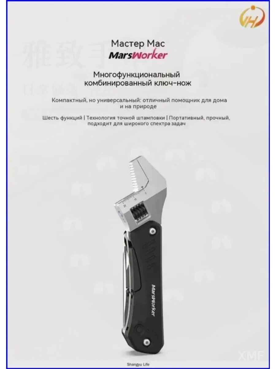 Мультитул MarsWorker Multifunction Wrench MSHW, Единиц в одном товаре 1
