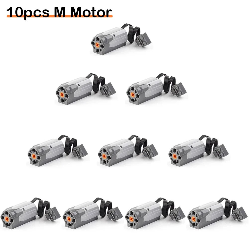 10 шт. Серые двигатели M motor для конструкторов