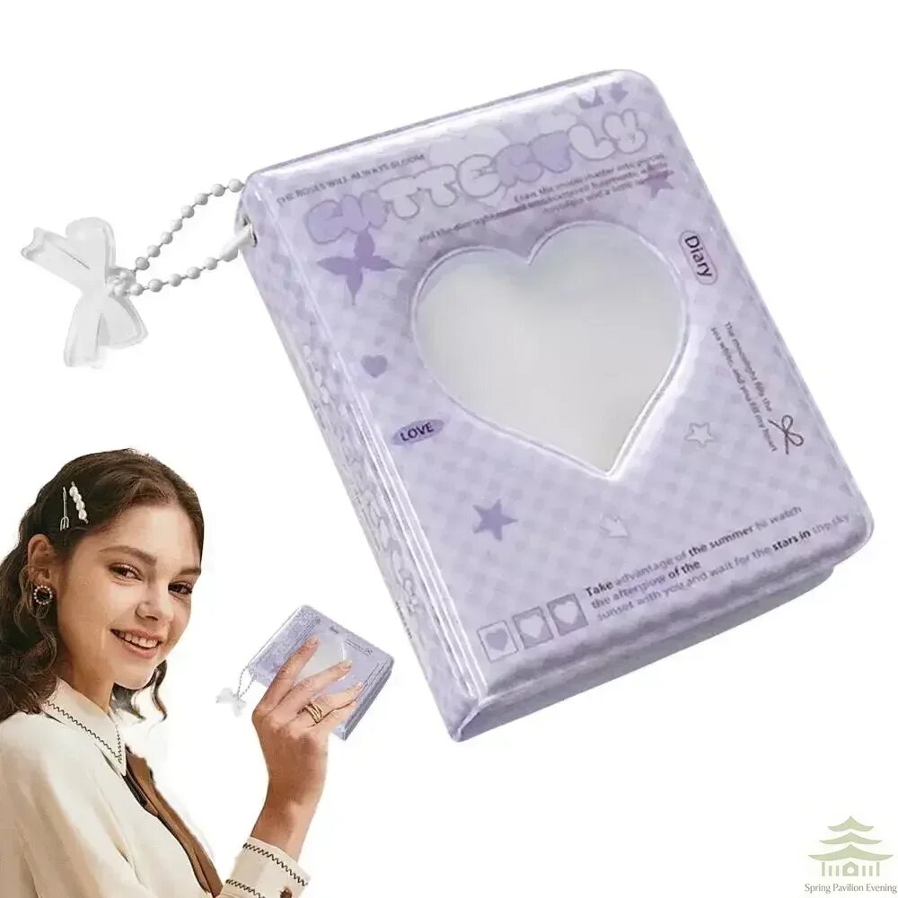 Фотоальбом для K-pop фотокарт 40 кармашков Фиолетовый, PURPLE