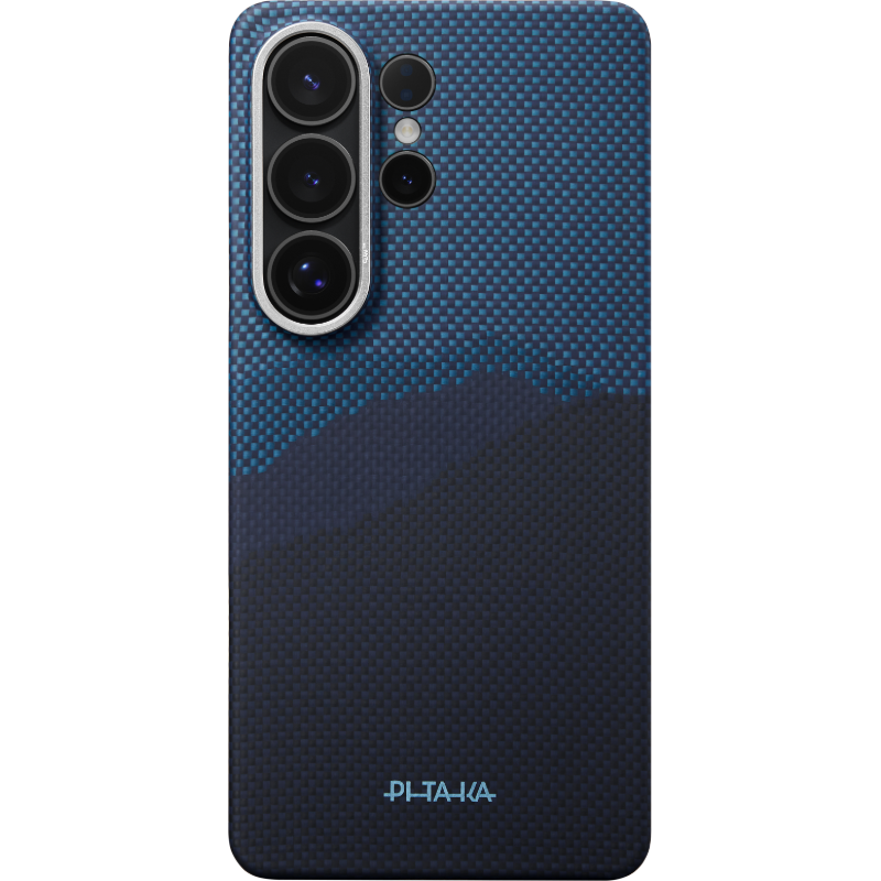 Чехол PITAKA с магнитной фиксацией и текстурой из арамидного волокна для Samsung S26 Ultra с быстрым доступом