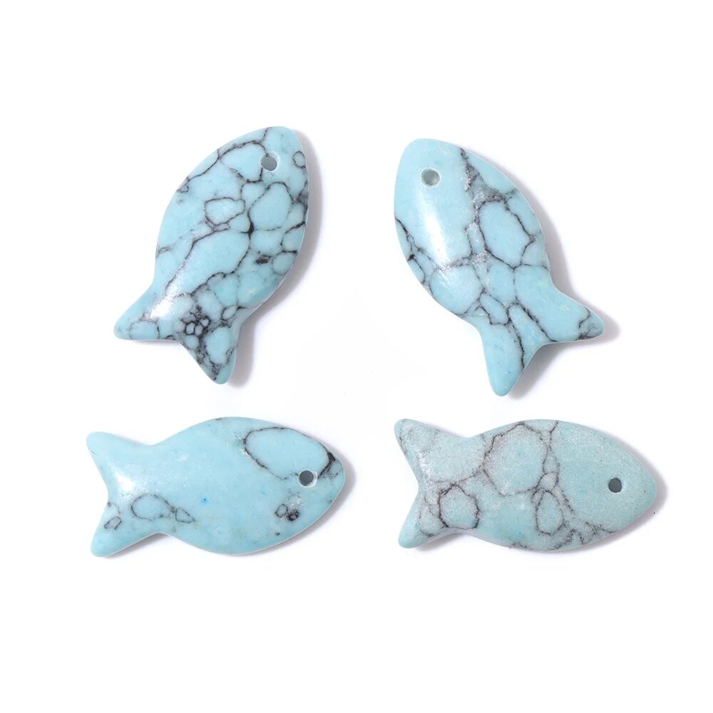 Подвески из натуральных камней 2 шт. 3. Turquoises