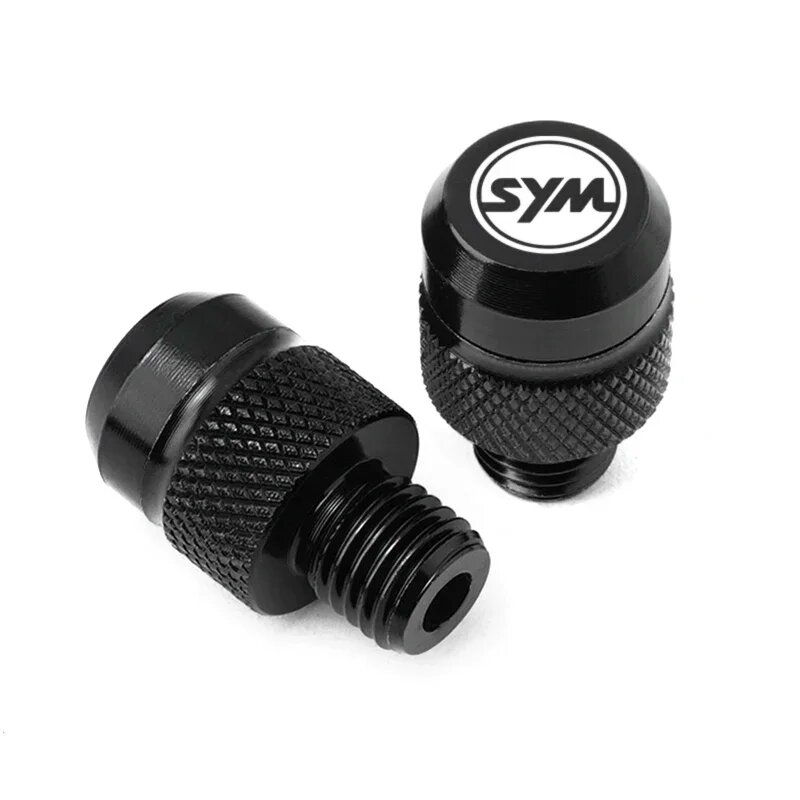 Черные заглушки для клапанов SYM, 2 шт.