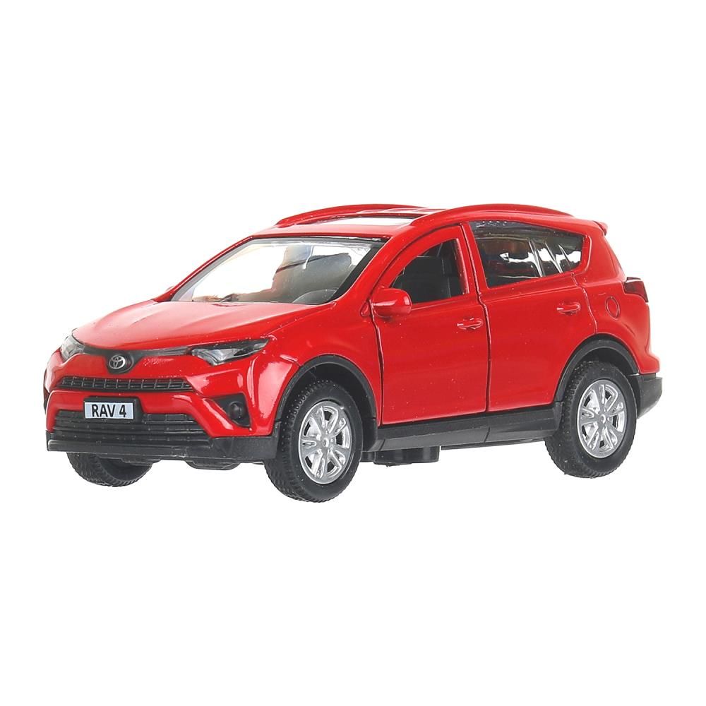 Технопарк инерционная металлическая модель красная, Toyota RAV4