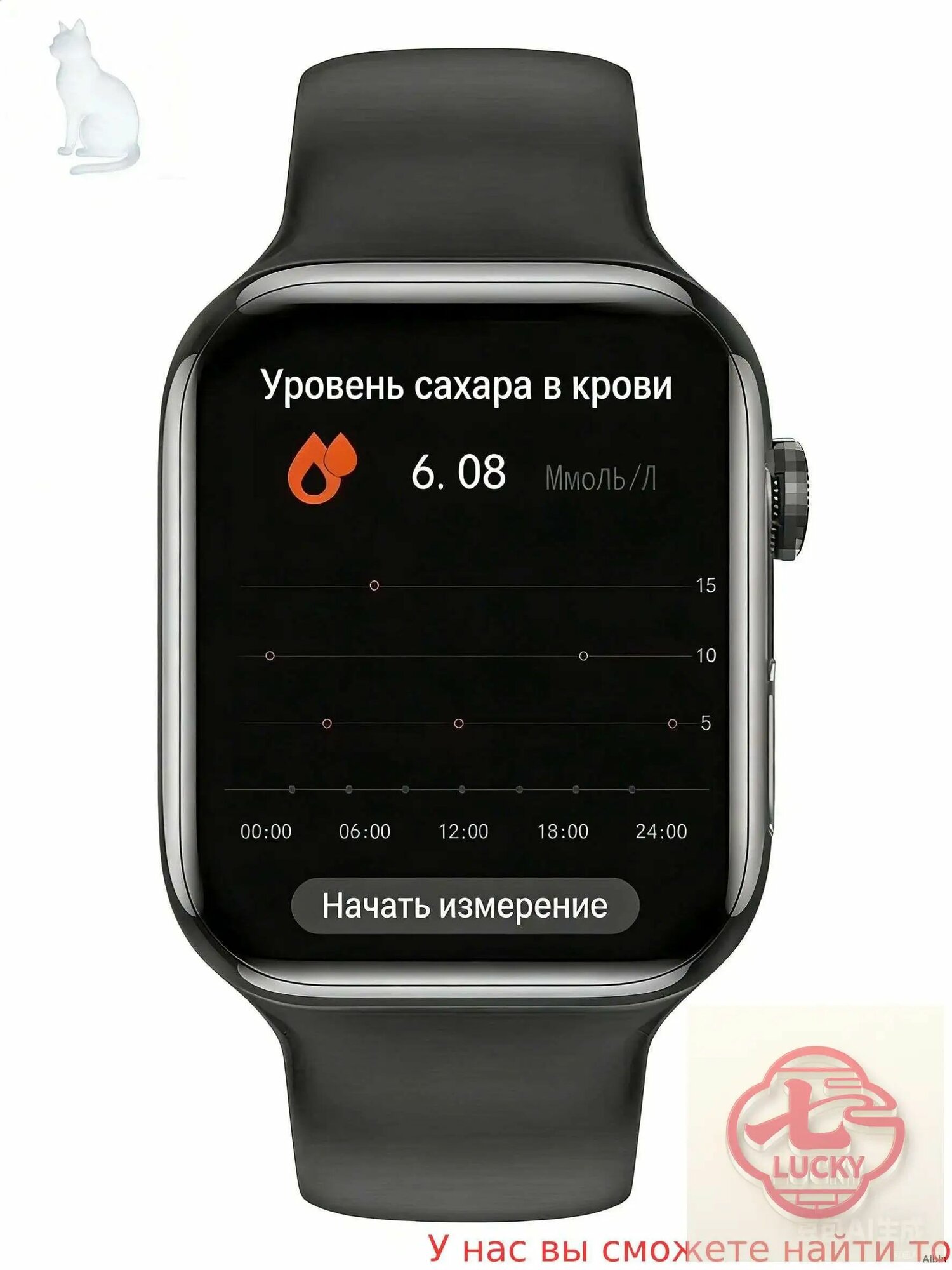 Новый немецкий браслет-глюкометр с высокой точностью для бесконтактного мониторинга трех показателей (глюкозы, артериального давления и уровня холестерина) 1 шт.-