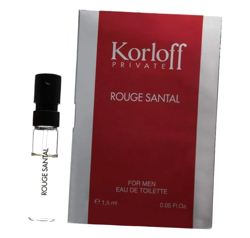 Пробник Korloff Paris Rouge Santal туалетная вода 1.5 мл - Карлофф Париж Руж Сантал унисекс