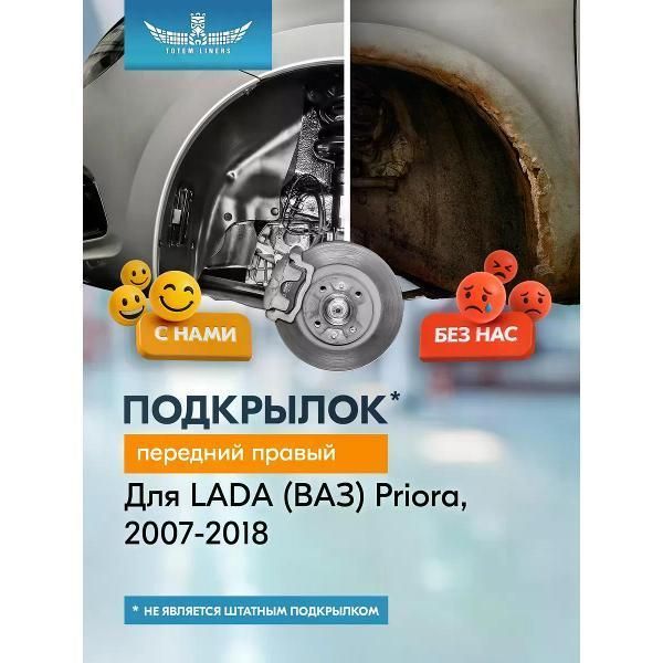 Подкрылок Totem Liners NLL.52.16.002