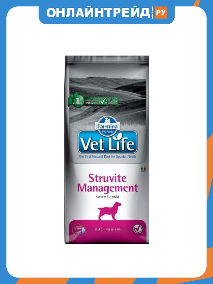 Корм сухой для собак Farmina Vet Life Struvite Management 2 кг