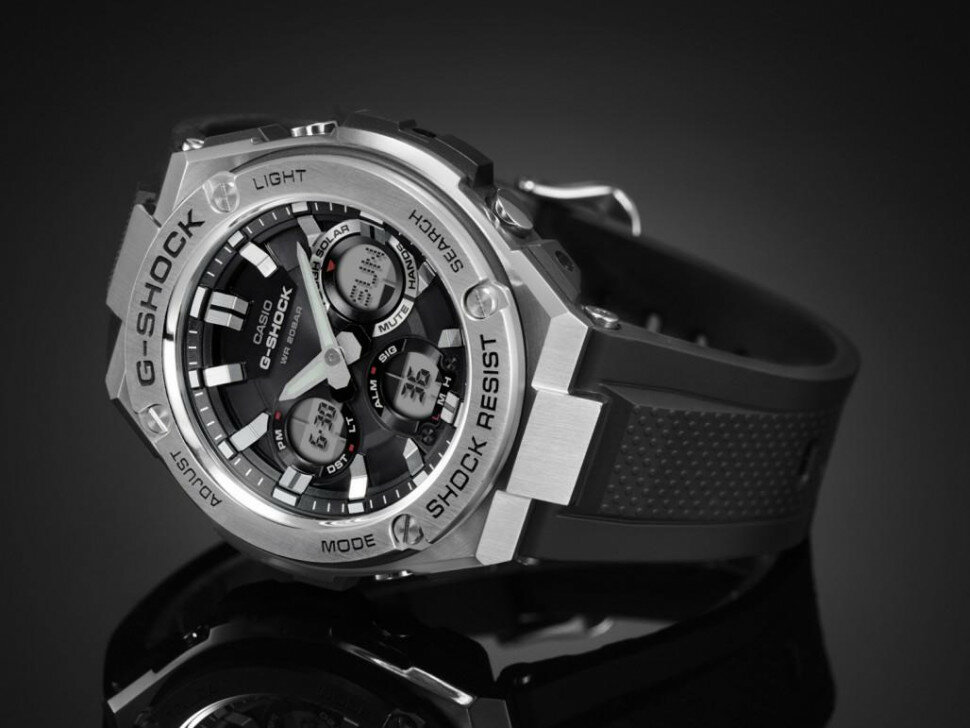 Наручные часы CASIO, черный/серебристый — фото 1