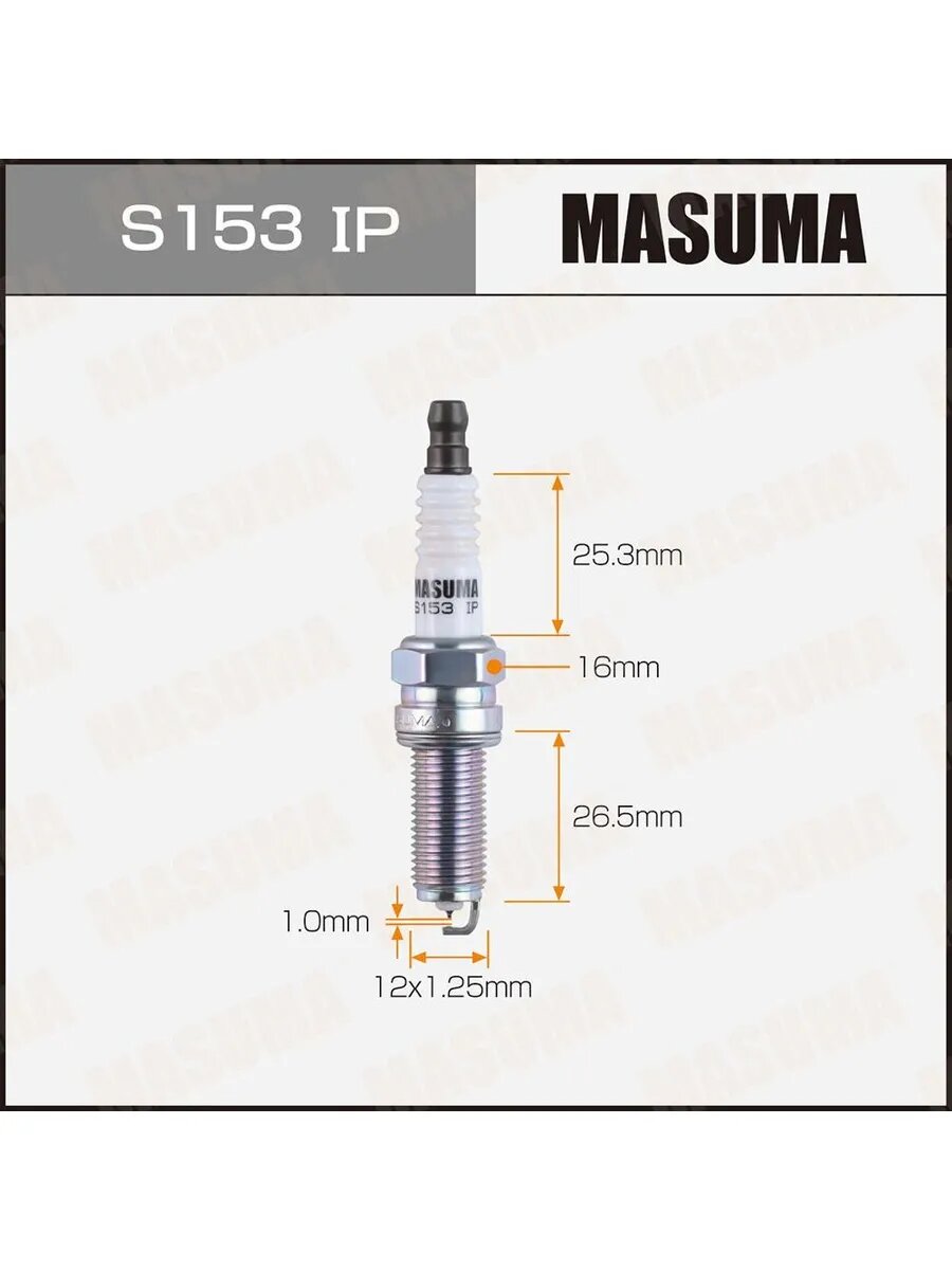 Свеча зажигания Iridium и Platinum (SILKR6C10E), арт. S153IP