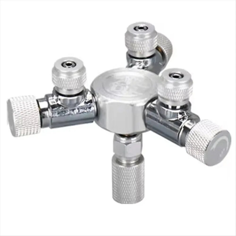 Новый Многоходовой Распределитель CO2 Для Аквариума, Игольчатый Клапан W02-03