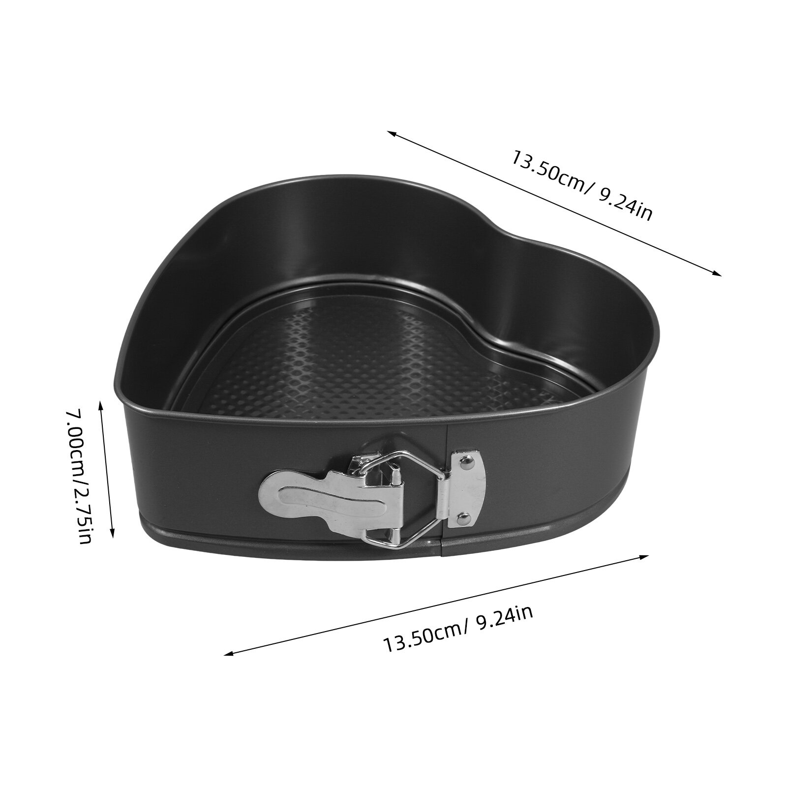 Форма Для Выпекания Сердце Из Углеродистой Стали Против Пригорания 23.50X22.00X7.00Cm