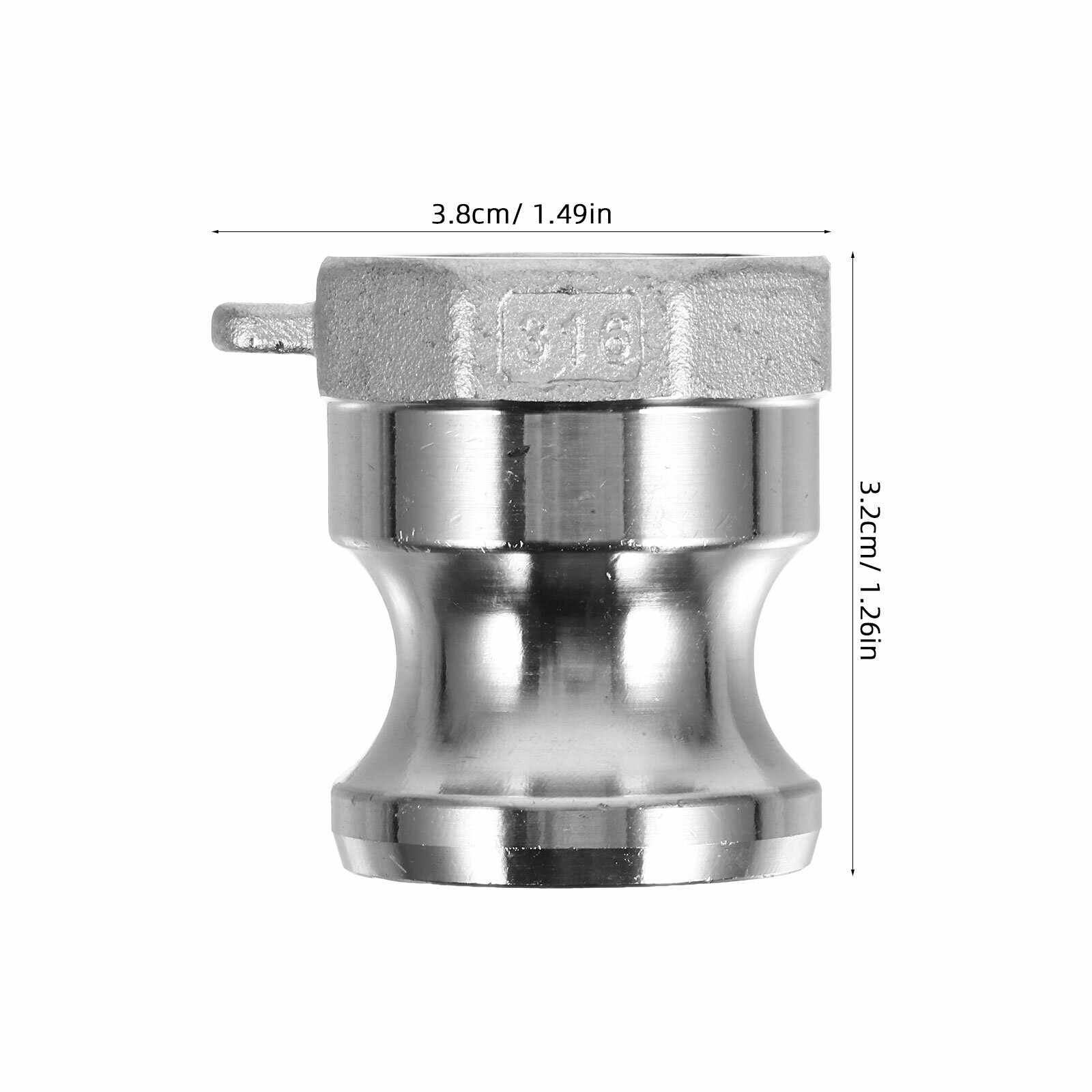 Camlock Фитинг Из Нержавеющей Стали Для Воды И Масла Dn20 3/4 Сизый 3 80X3 80X3 20Cm