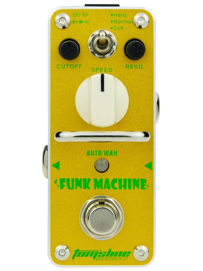 TOMSLINE AFK-3 Педаль эффектов FUNK MASHINE Auto Wah, размер mini, питание от БП 9в