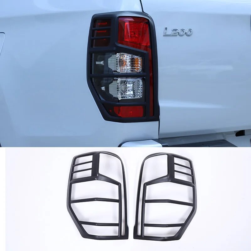 Защита заднего фонаря ABS черный для Mitsubishi L200 2019-2023, Цвет: 4