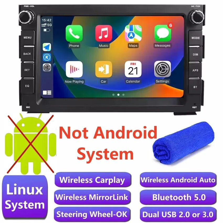 Автомагнитола DSP с Carplay и Android Auto для Kia Venga CEED JD 2010-2016, мультимедийный видеоплеер, авторадио, стерео, 4G, BT, головное устройство NANI.