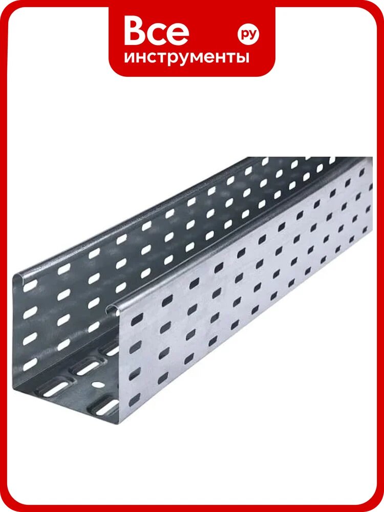 Лоток листовой перфорированный OBO Bettermann, 110x100x3000 мм, S=0,7 мм, FS 6835705