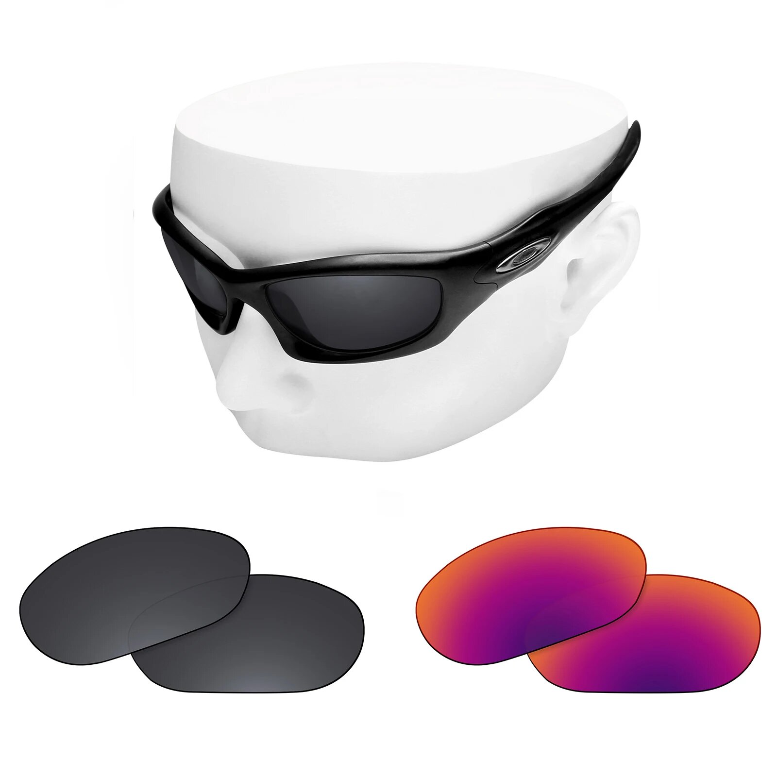 Сменные линзы Oakley Monster Dog, Белый, 2 шт