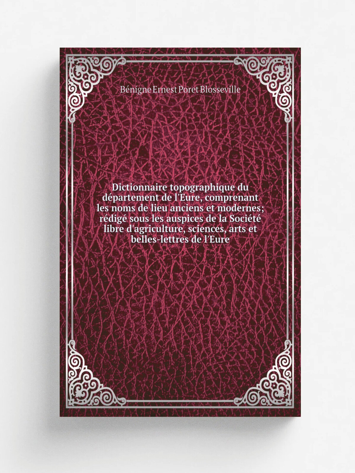 Dictionnaire topographique du d.partement de l'Eure, comprenant les noms de lieu anciens et modernes; r.dig. sous les auspices de la Soci.t. libre d'…