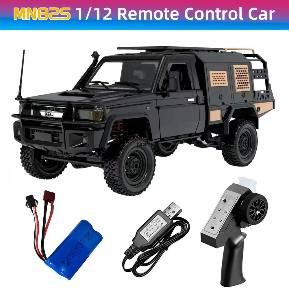 MN MODEL RC пикап MN82 1/12, внедорожник для преодоления препятствий, полный привод, пульт 2.4 ГГц, реалистичная модель LC79, для детей и взрослых.