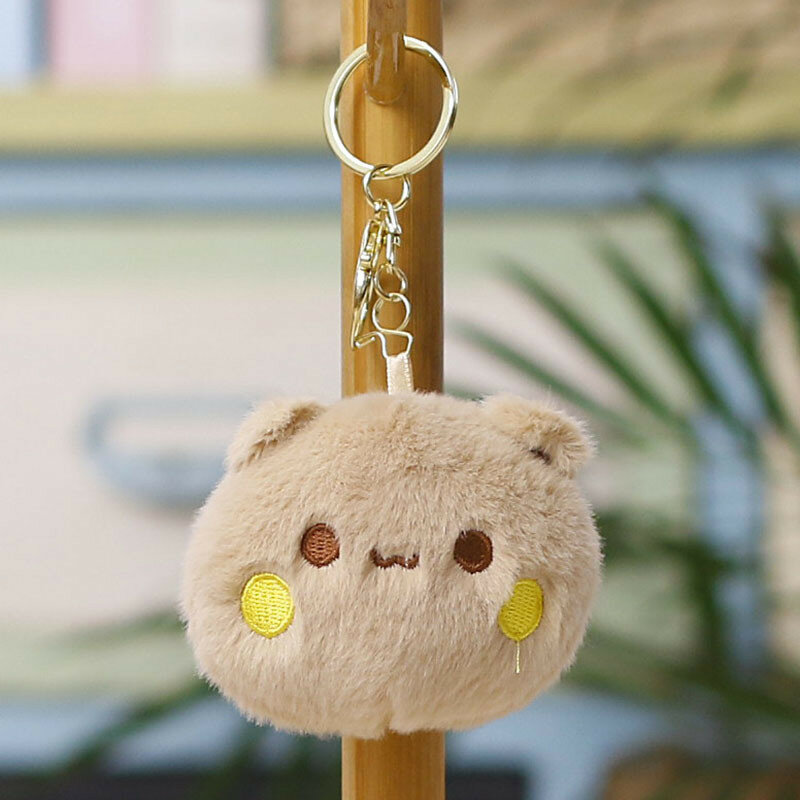Мягкая игрушка милый коричневый медведь голова с белым медведем для мужчин и женщин коричневый
