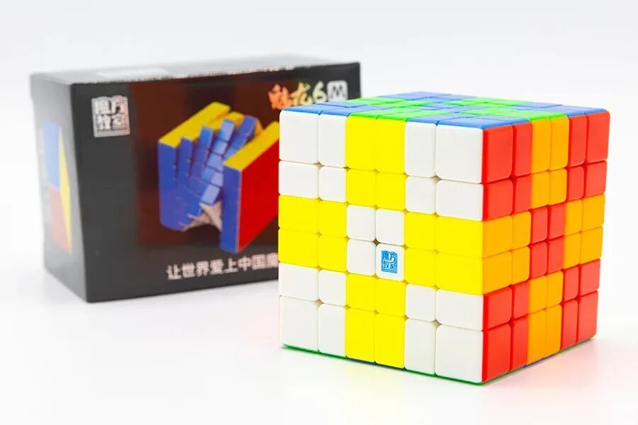 Магнитный кубик Рубика MoYu MeiLong 6x6 V2 Magnetic для скоростной сборки и тренировки логики