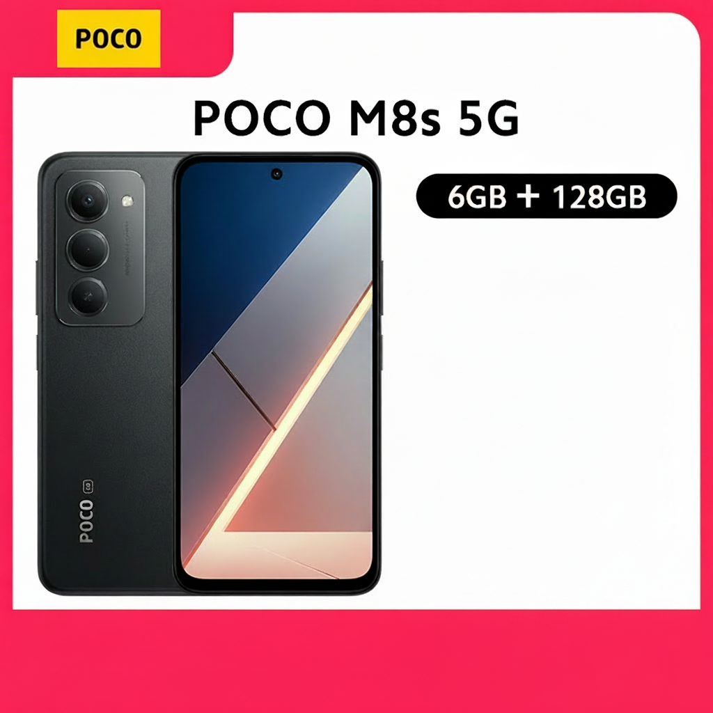 Смартфон Poco M8s 5G, 6/128ГБ, global