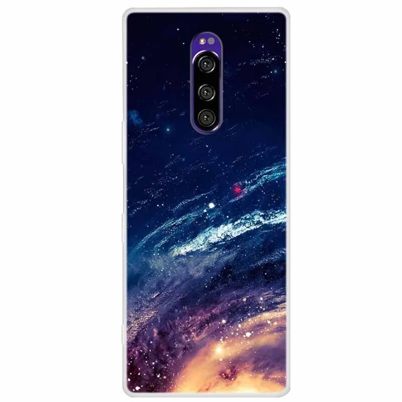Чехол для Sony Xperia 1 прозрачный чехол с животными для Sony Xperia1 XZ4 SO-03L SOV40 J8110 J9150 J8170 чехлы для телефонов