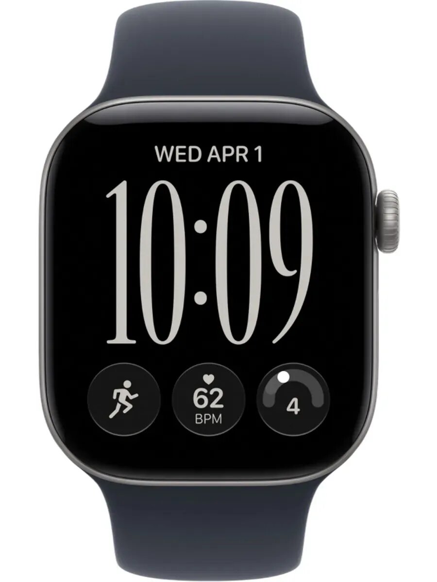 Apple Watch S12 46 mm Gray Aluminum, Blue Sport Band, M/L