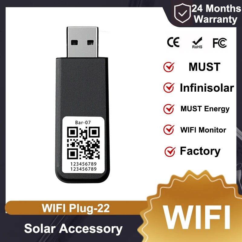 Бренд MUST MUST Energy Бренд Infinisolar Солнечный инвертор WIFI Монитор Аксессуар USB-порт RS485 Дистанционный монитор мобильного телефона