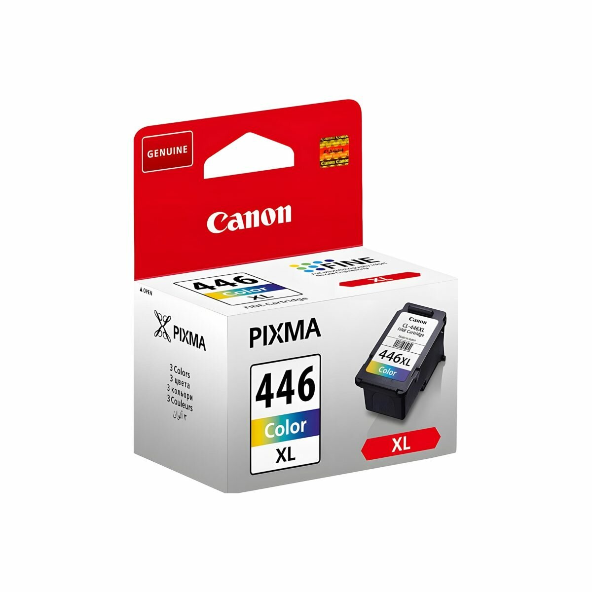 Картридж оригинальный Canon CL-446XL (300 страниц) цветной (8284B001), 3 шт.