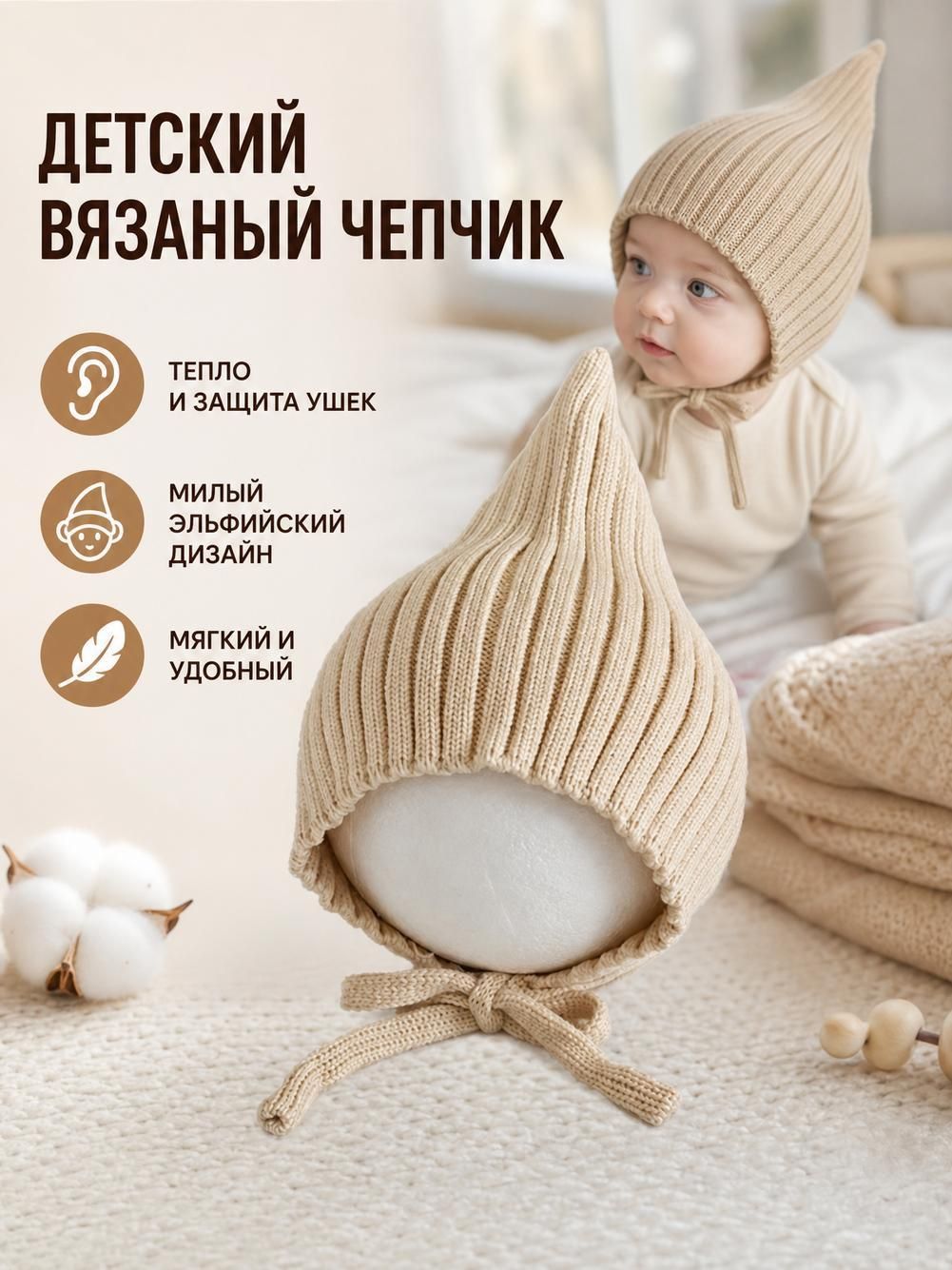 Шапка для девочек