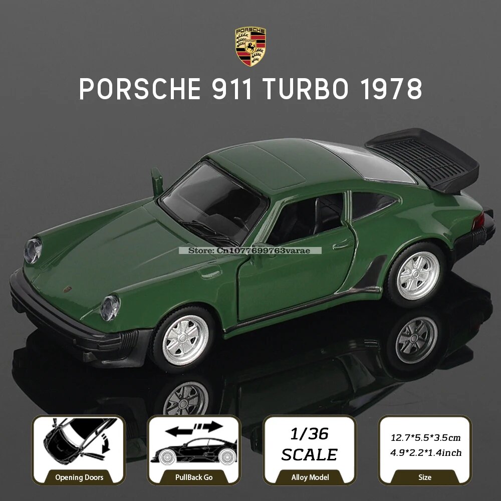 Модель автомобиля Chevrolet Corvette 1969 BMW M3 1987 RMZ city 1:36 1-36 911 Turbo 1978