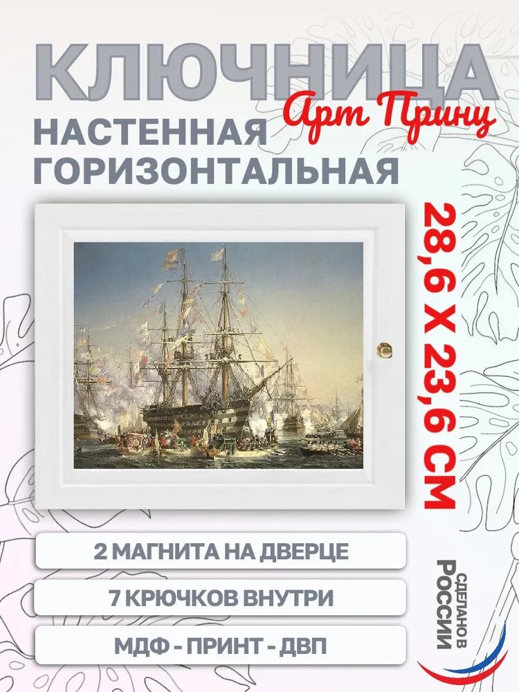 Ключница настенная закрытая в прихожую для ключей