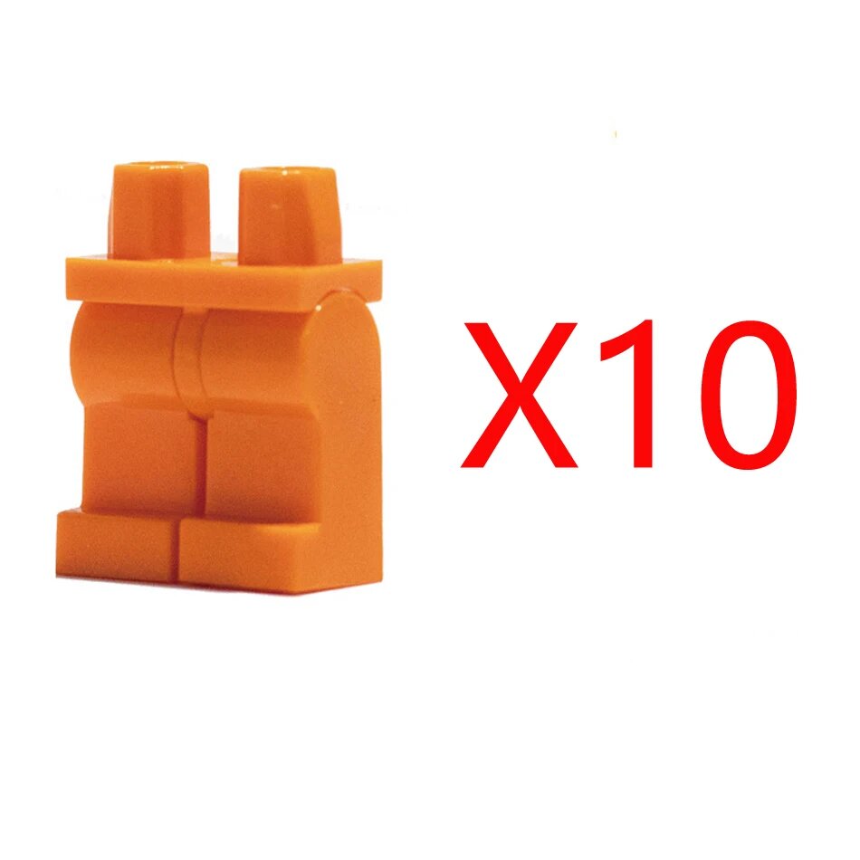 10шт. Оранжевые детали Lego для минифигурок