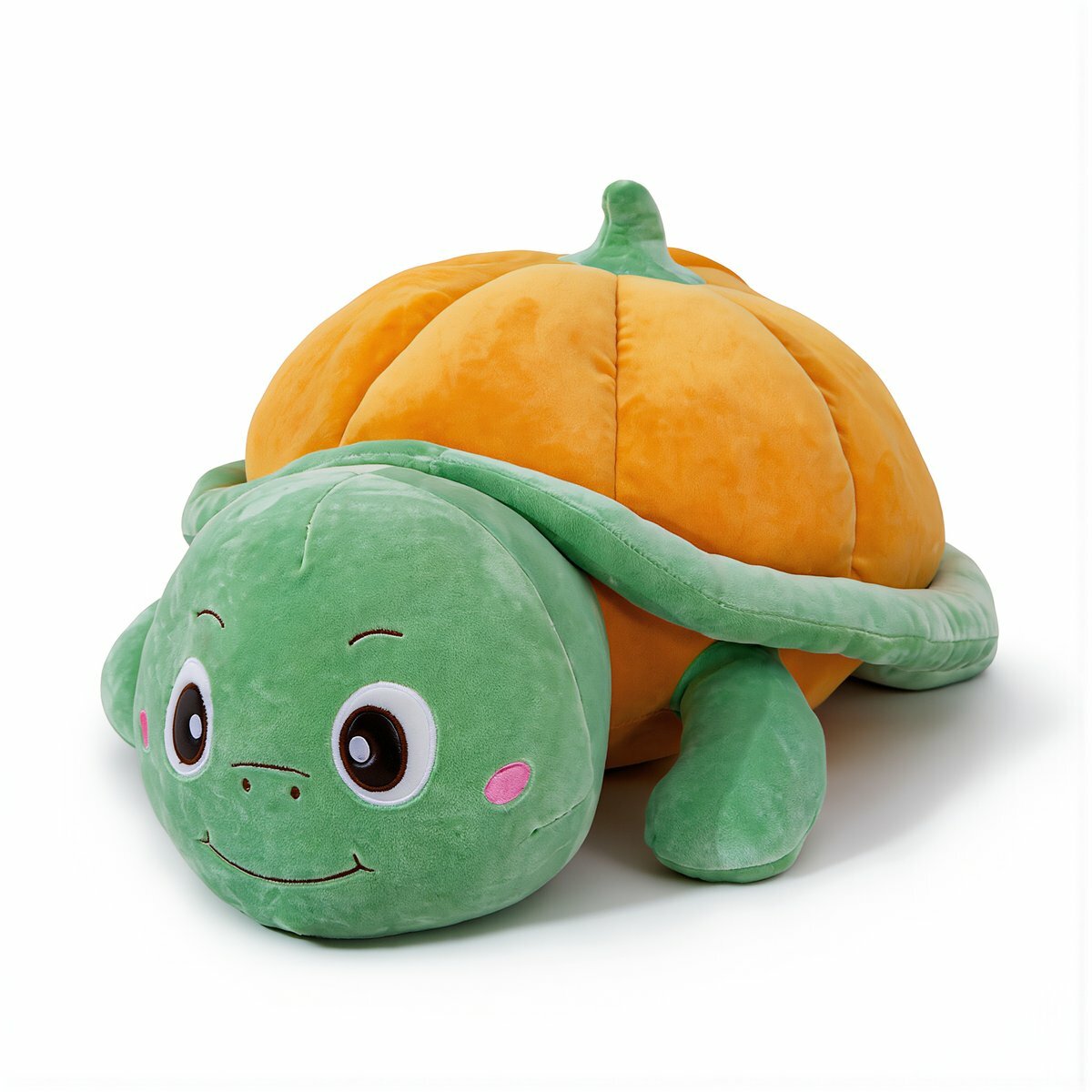 Мягкая плюшевая подушка с фигурой черепахи из бархатистой ткани декор для дивана детская игрушка подарок ребенку 35 см, 60 см, 1 кг