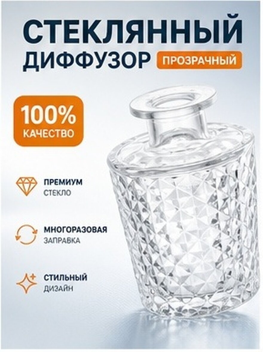 Прозрачные Стёкла Для Диффузоров Ароматерапии Ёмкость Для Духов 6 4X6 4Cm