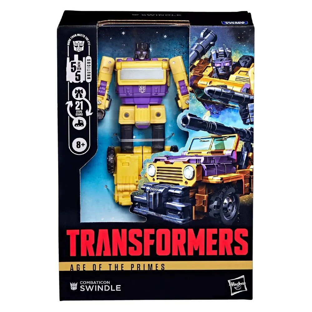 Трансформеры Игрушка Transformers Age of the Primes Voyager Class Combaticon Swindle 16.5cm
