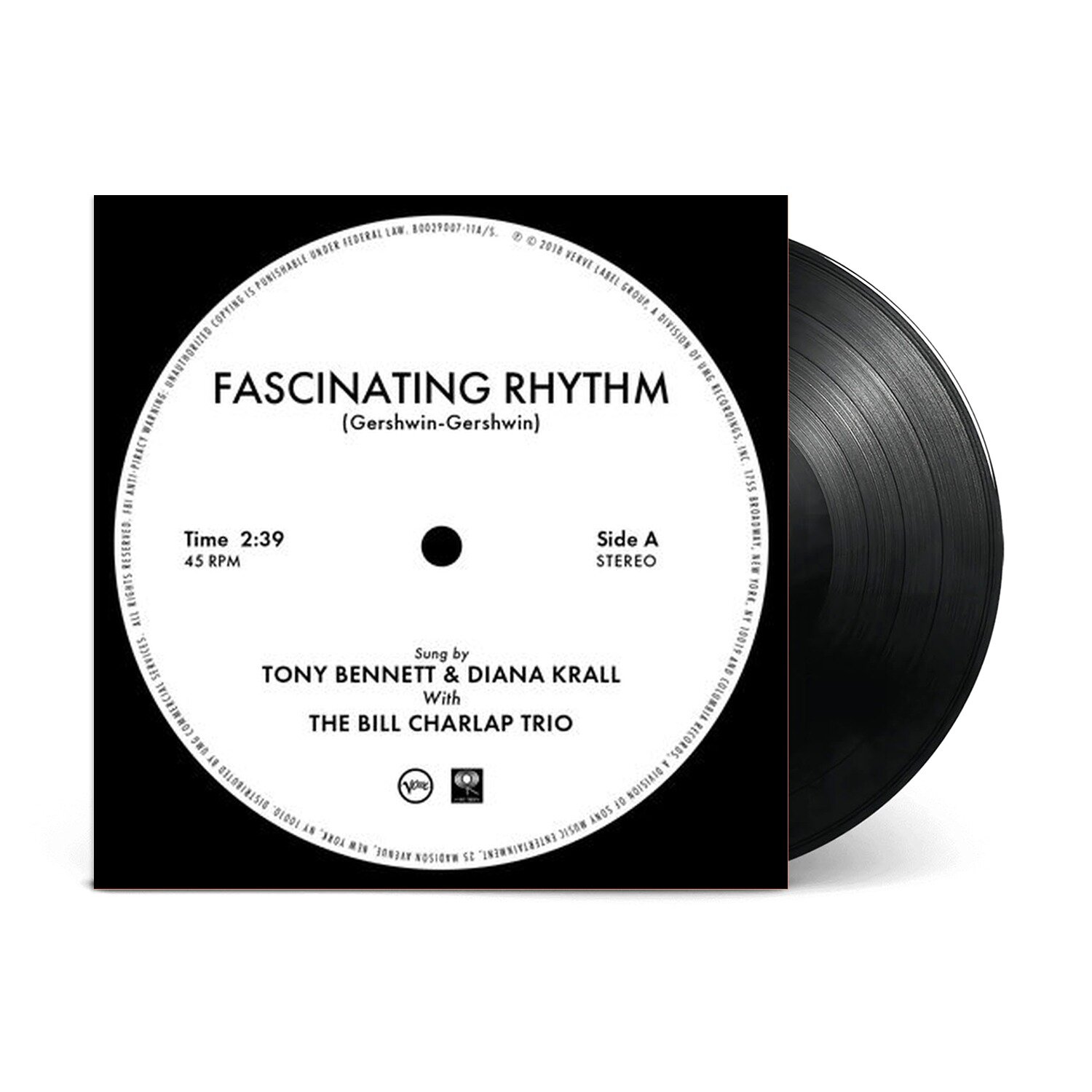 Виниловая пластинка Tony Bennett - Fascinating Rhythm / 10 (Vinyl, 10", 45 RPM, 2018)