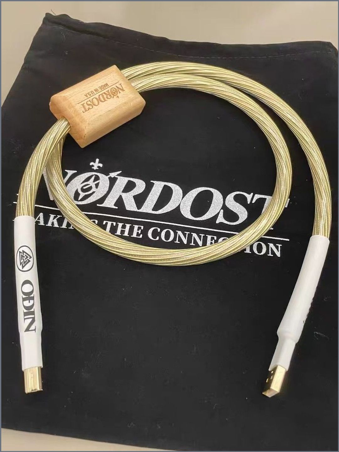 Nordost Кабель для компьютерной периферии USB 2.0 Type-A/USB 2.0 Type-B, 0.75 м, золотой