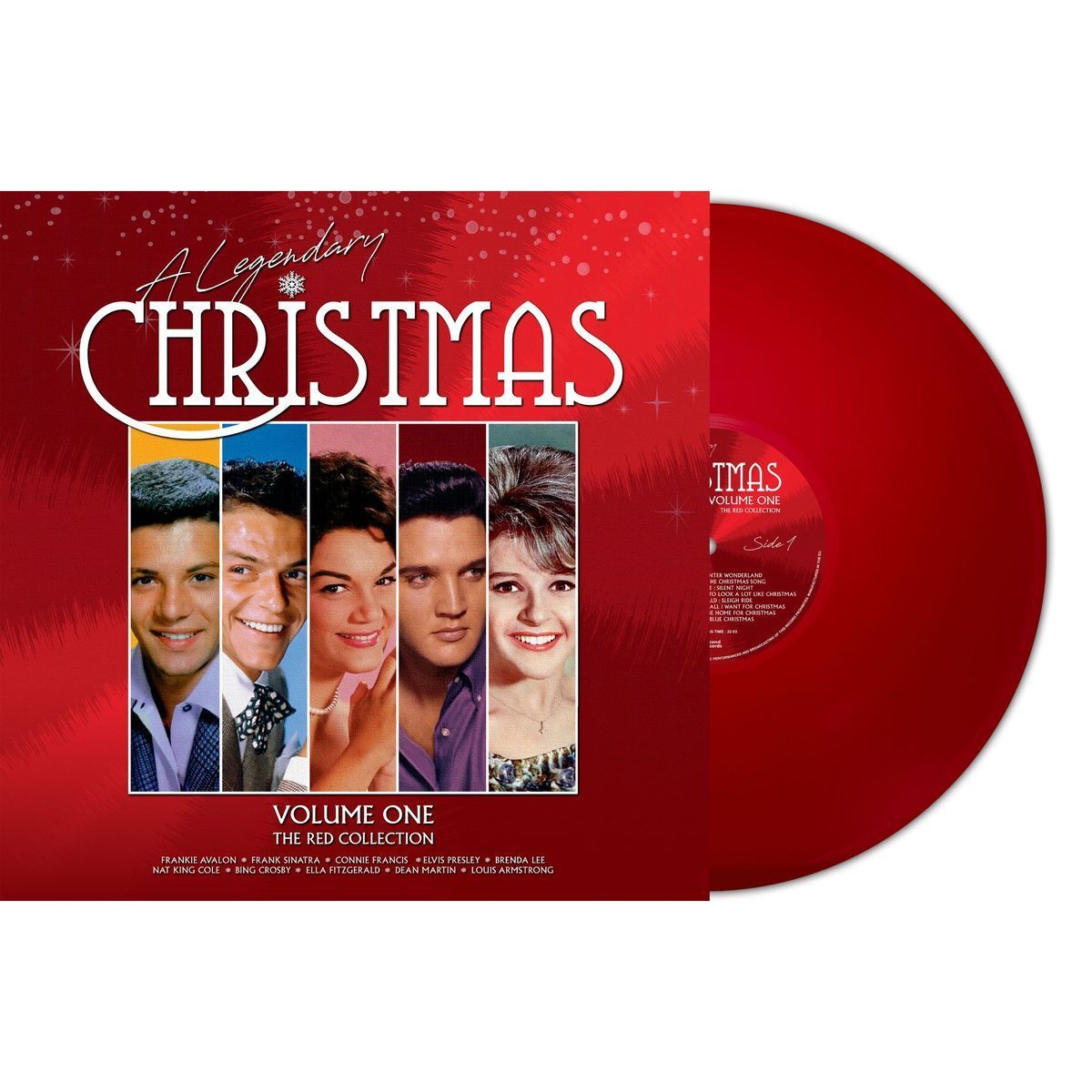 VARIOUS ARTISTS - A LEGENDARY CHRISTMAS - VOLUME ONE - THE RED COLLECTION (RED VINYL)(LP). Виниловая пластинка