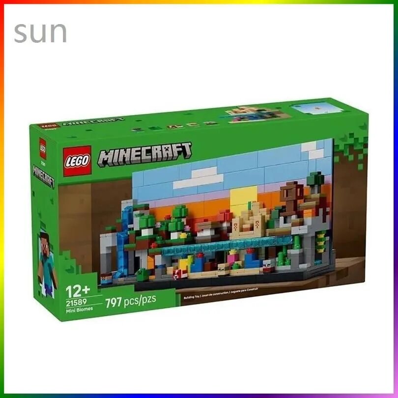 Конструктор MINECRAFT - Минибиомы, 797 эл. - Майнкрафт 21589
