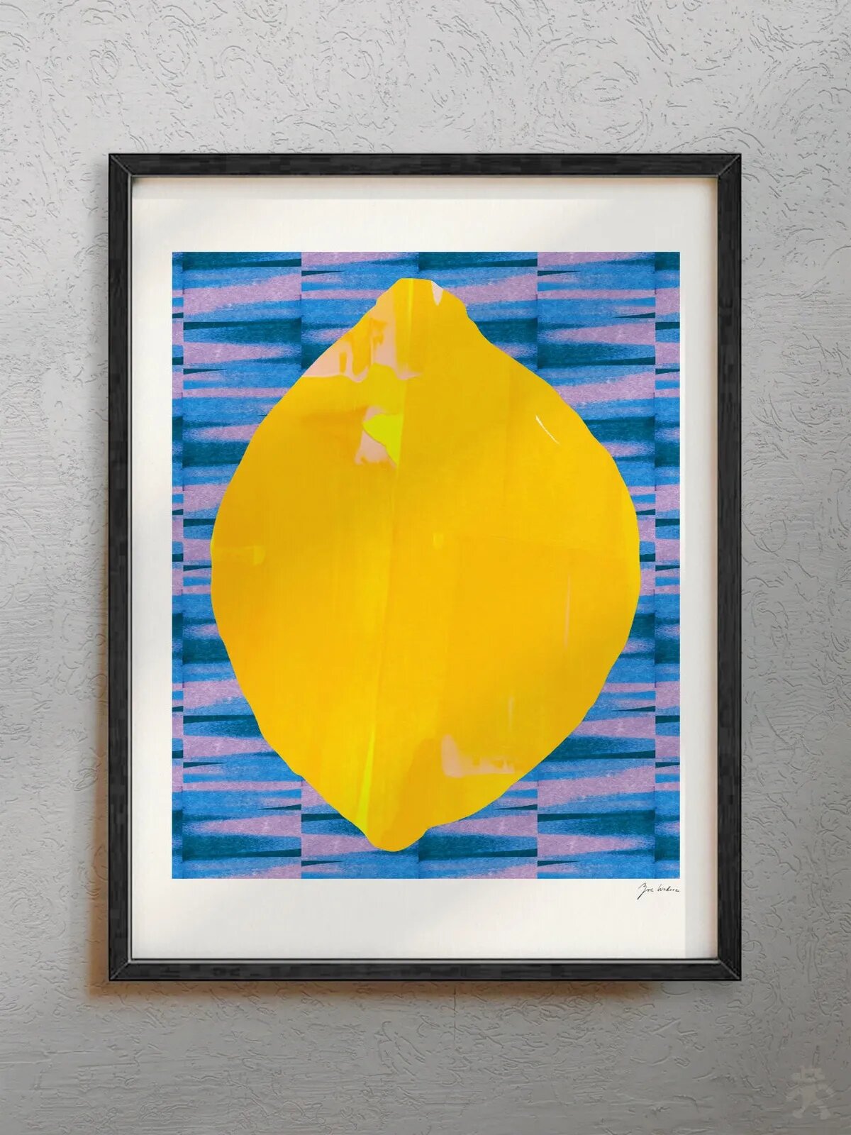 Интерьерный постер "Fresh Lemon" в стиле pinterest, формата 30x40 см.
