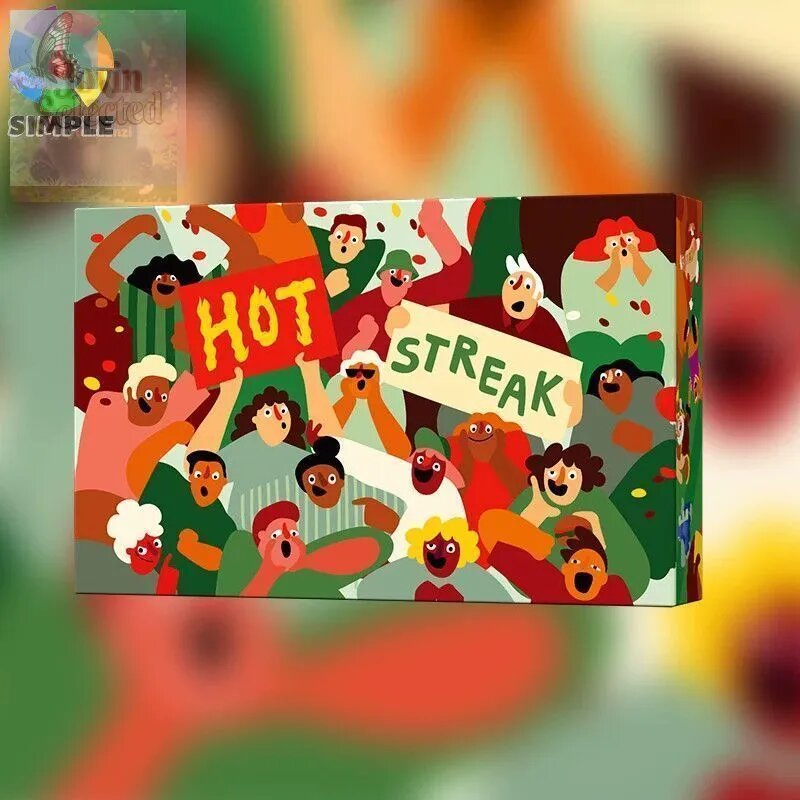 Hot Streak Party Game Fast, Loud, and Wild Mascot Racing & Betting Карточная игра Настольная игра